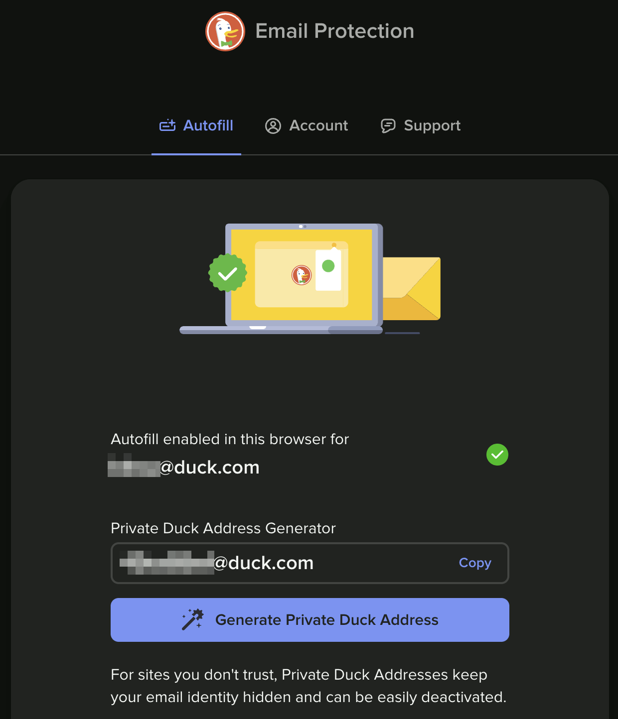 DuckDuckGoのEmail ProtectionをChrome拡張機能で使う